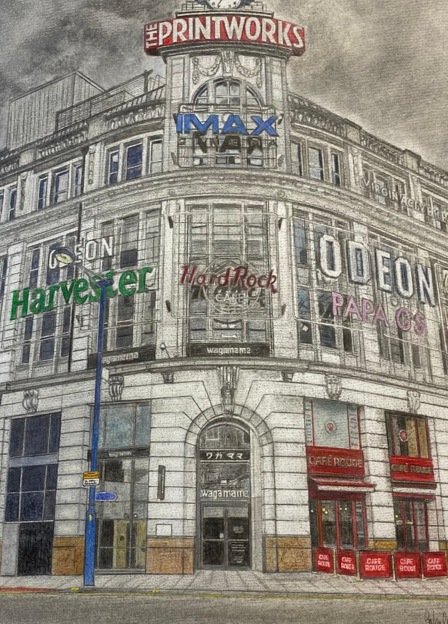 The Printworks Manchester by Artist Greg Neale – GooseGreenGallery